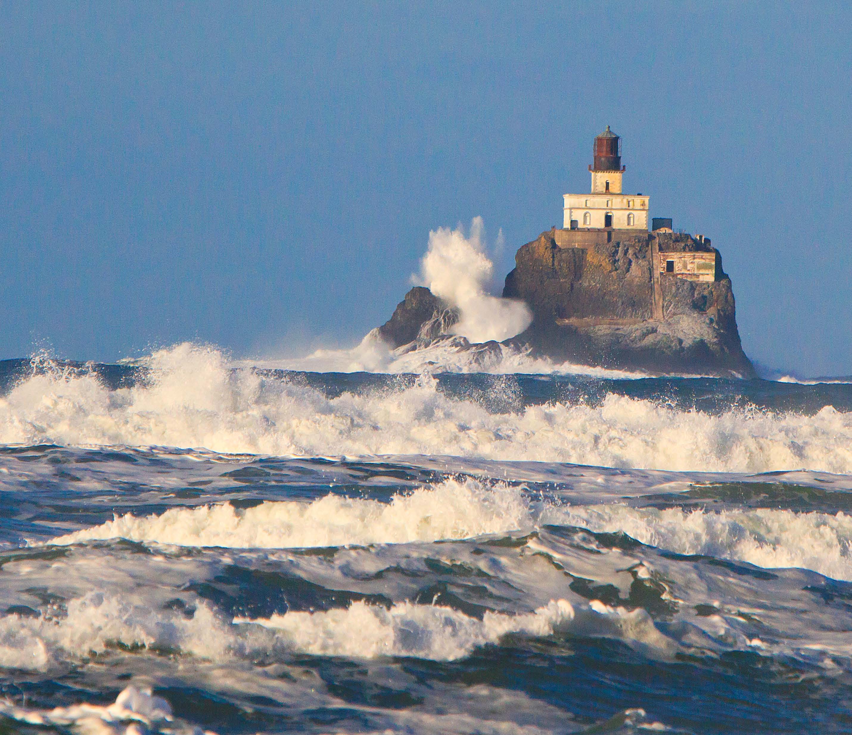 Tillamook Lighthouse Amazon.com: Early Sunlight Illuminates The Old